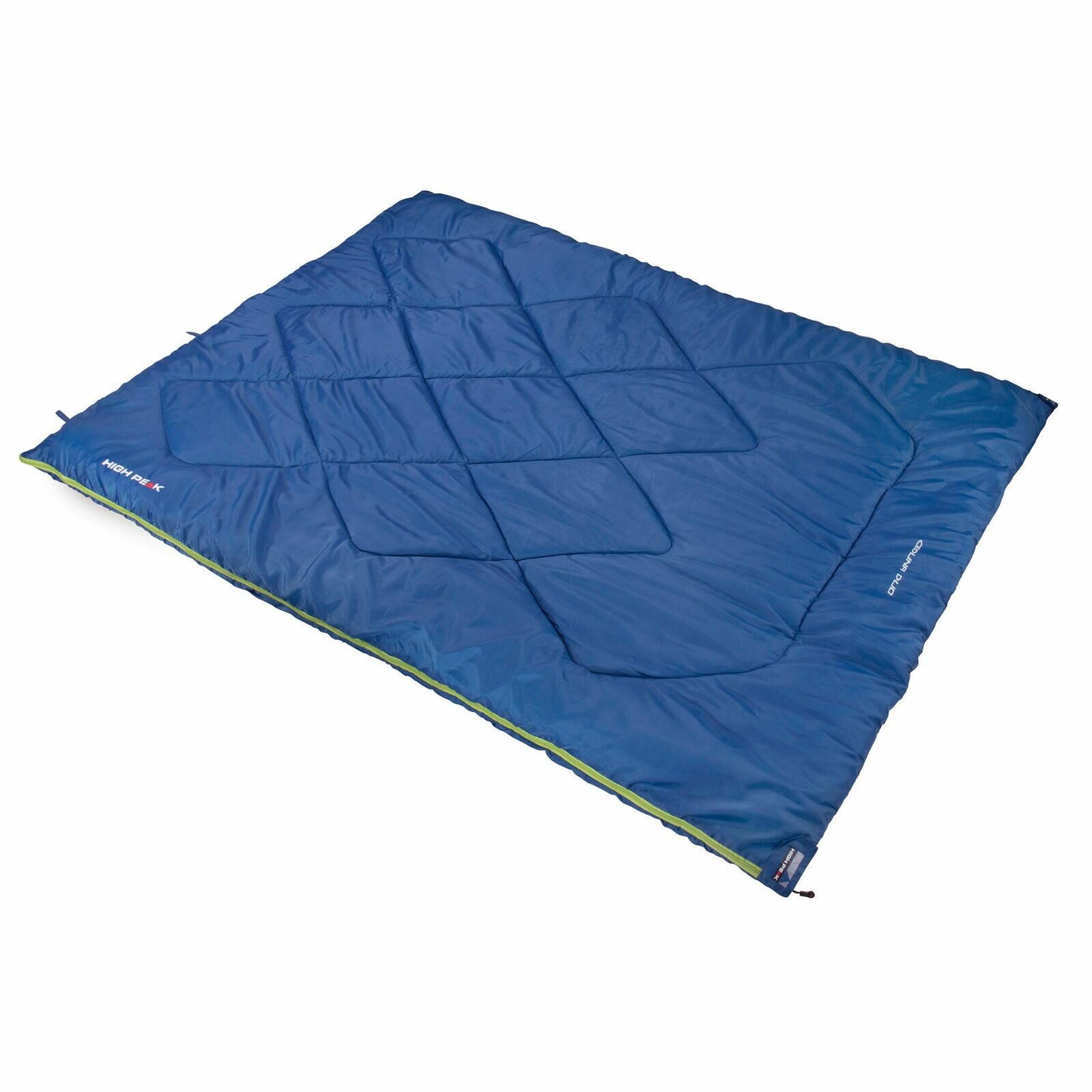 Спальный мешок для походов High Peak Ceduna Duo, Decathlon, Цвет: Синий / темно-индиго, Размер: Универсальный