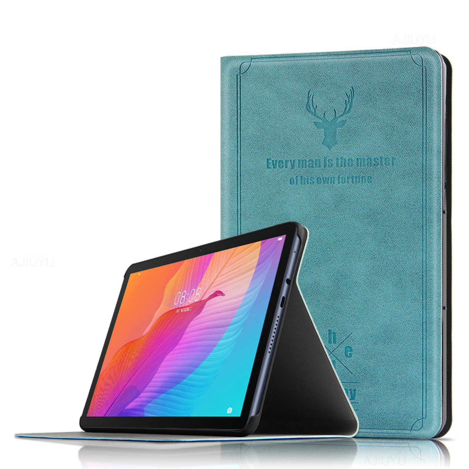 Чехол-книжка MyPads для Huawei MatePad T 10s LTE / WiFi (2020), MatePad T 10 LTE / WiFi (2020), MatePad C5e в винтажном стиле