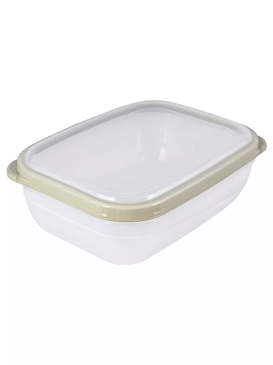 Контейнер пищевой пластик, 1.2 л, 19.8х14.5х7 см, Полимербыт, Премиум, 4356200