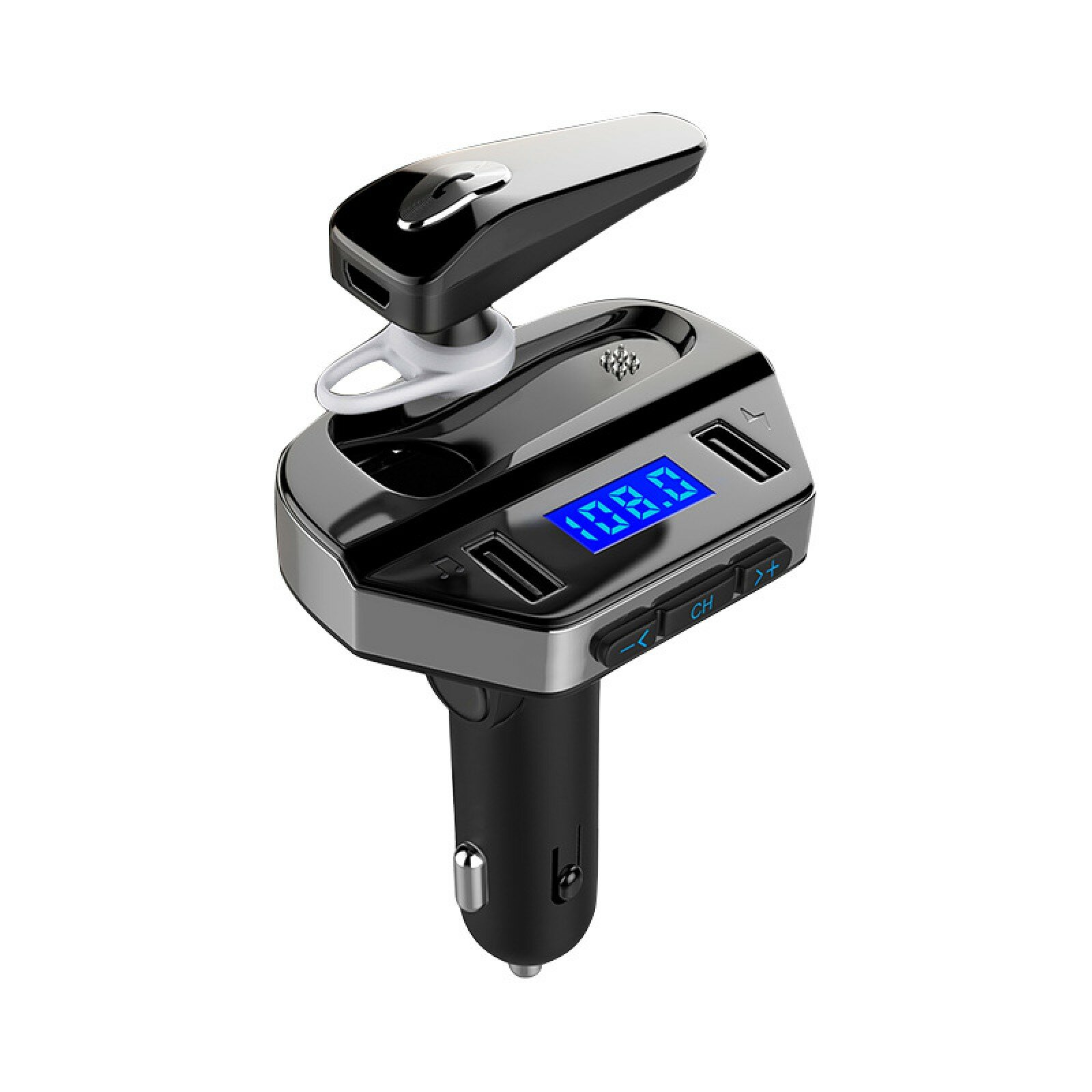 Автомобильное зарядное устройство MyPads TX156-927 с FM-трансмиттером, Quick Charge 3.1A и Bluetooth 4.2