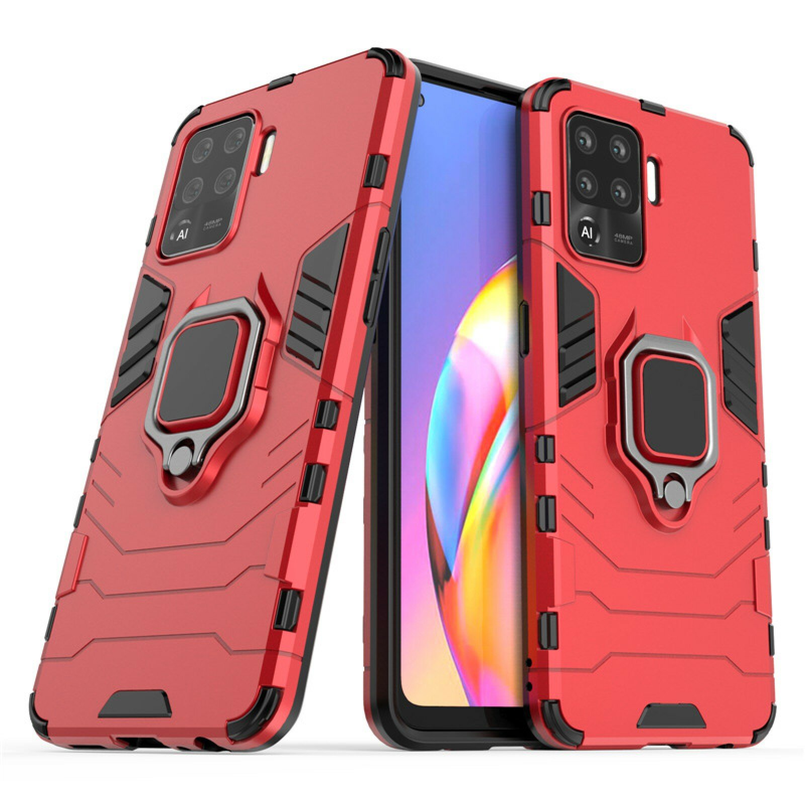 Чехол-бампер MyPads для Oppo F19 Pro, OPPO Reno 5 Lite, Oppo A94 с усиленной противоударной защитой