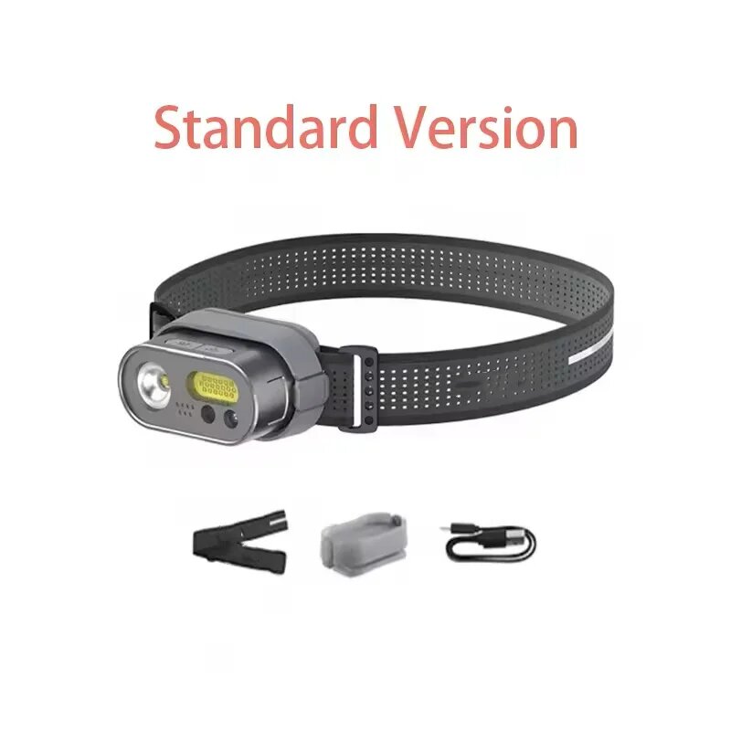 Youpin DUKA ATuMan MH1 интелигентный налобный фонарь Серый, Head lamp