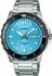 Наручные часы CASIO, голубой, серебряный