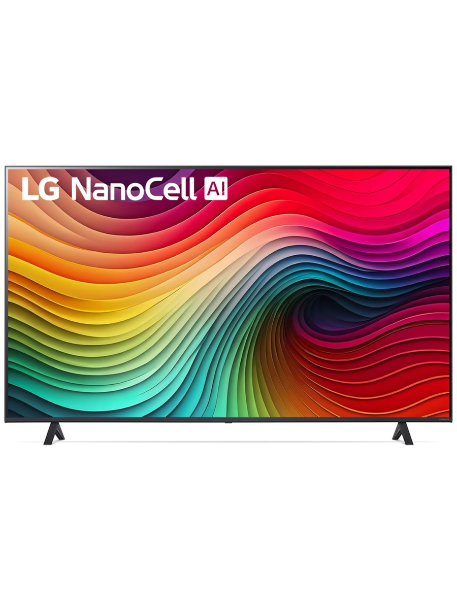 Телевизор LG 55NANO80T6A. ARUG 55" NanoCell, 4K Ultra HD, синяя сажа, смарт ТВ, WebOS