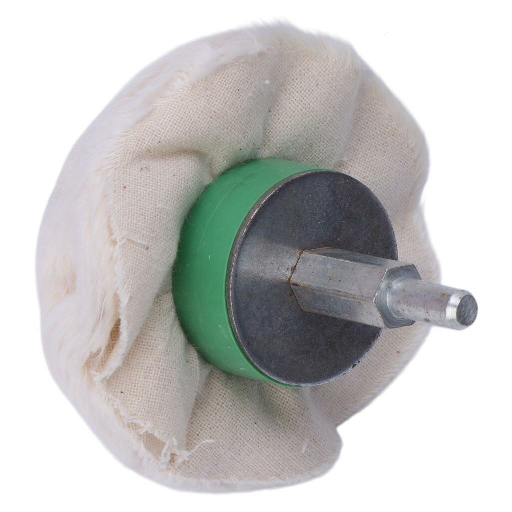 Полировальный круг из хлопка, 3 дюйма, Белый - 3 дюйма