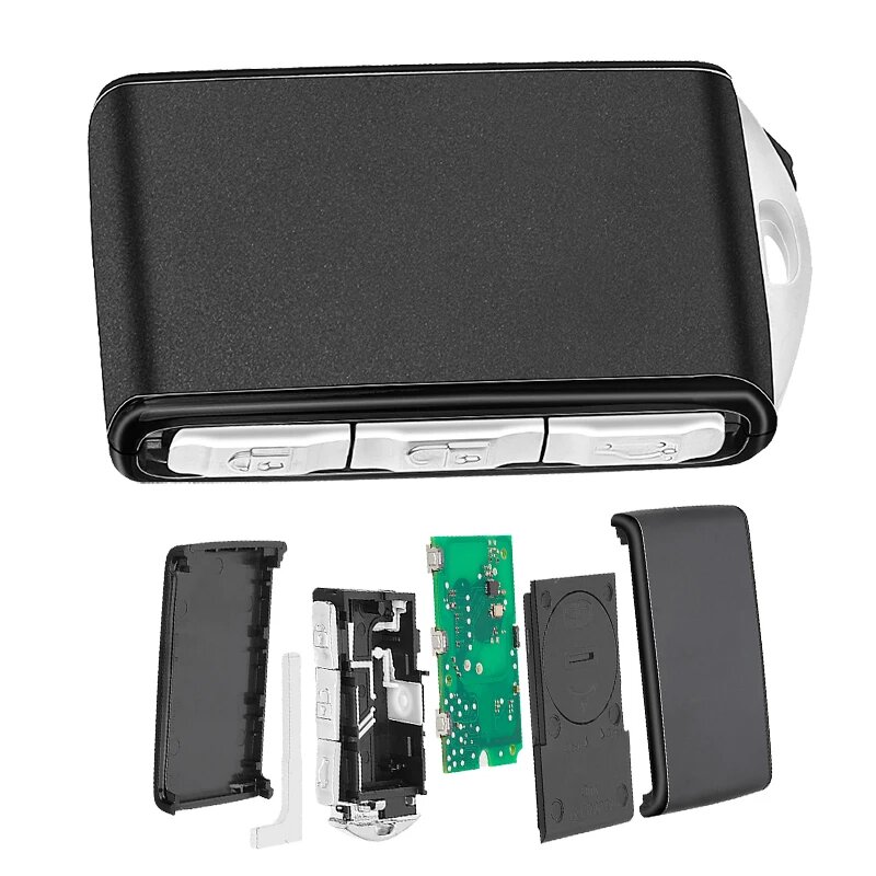 KEYECU 3 + 1 4 кнопки, 433 МГц, 8 А, чип для Volvo XC40 XC60 XC90 V60 V90 S90, автоматический Remote