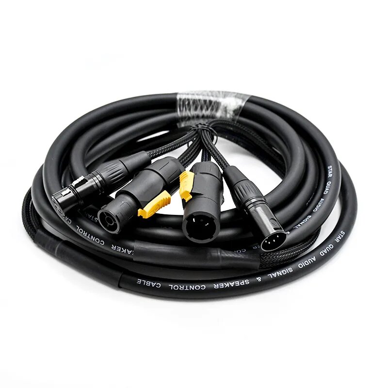 True1 5-контактный комбинированный DMX кабель 260В True1 and 3pin dmx, 1.5m