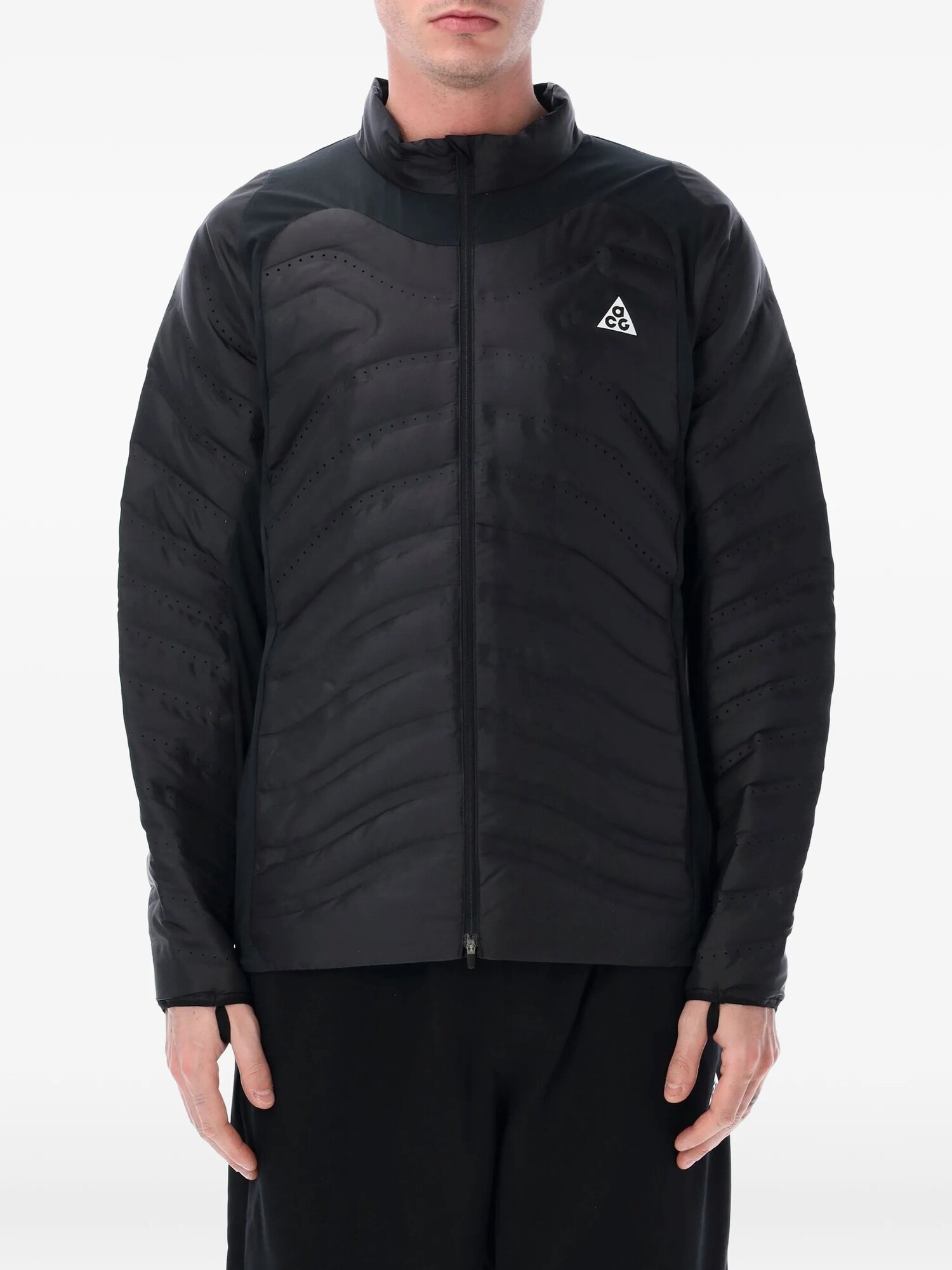 Куртка Laser cut detail padded jacket