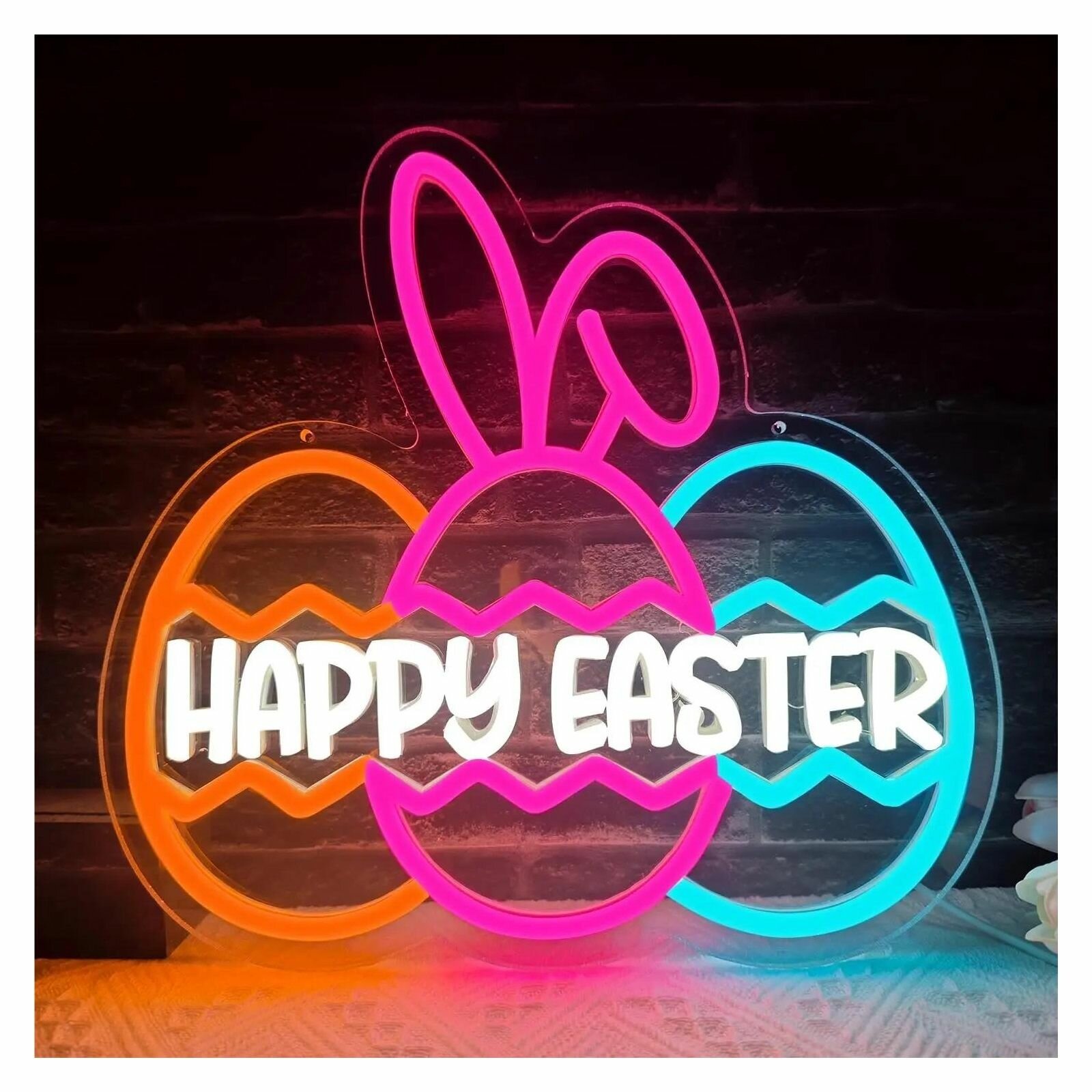 Happy Easter Декор Неоновой Вывески 31смх29см