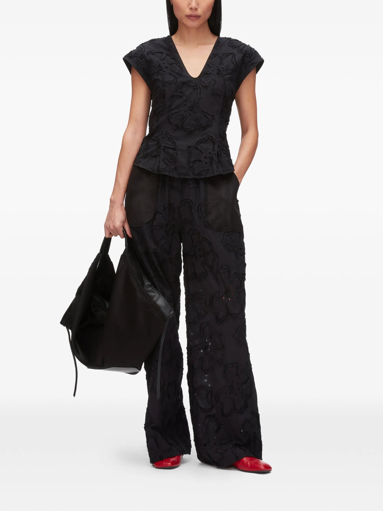 Блуза 3.1 Phillip Lim V-, размер 2 — фото 1