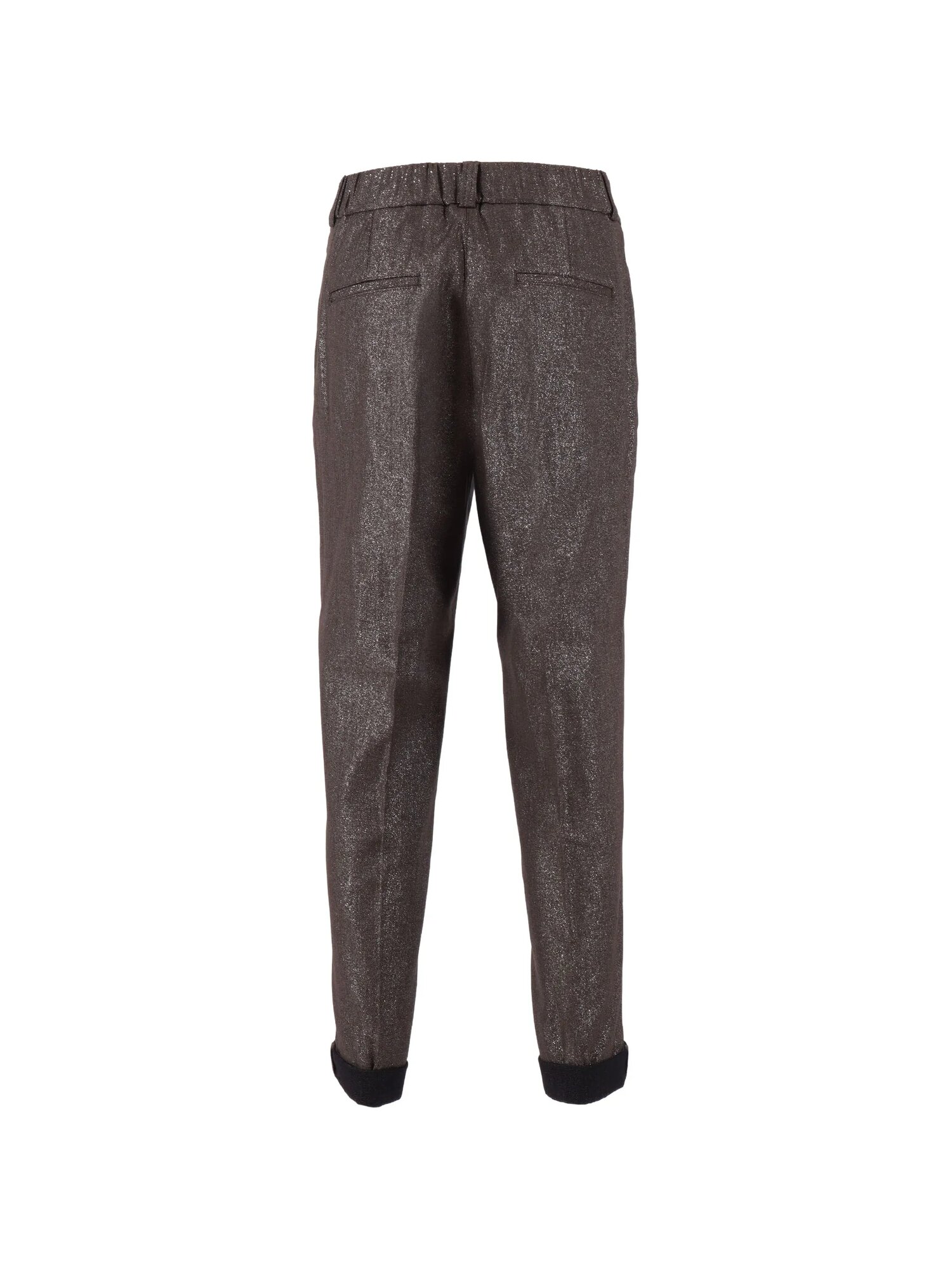 Брюки PESERICO Cuffed tapered trousers, размер 40 — фото 1