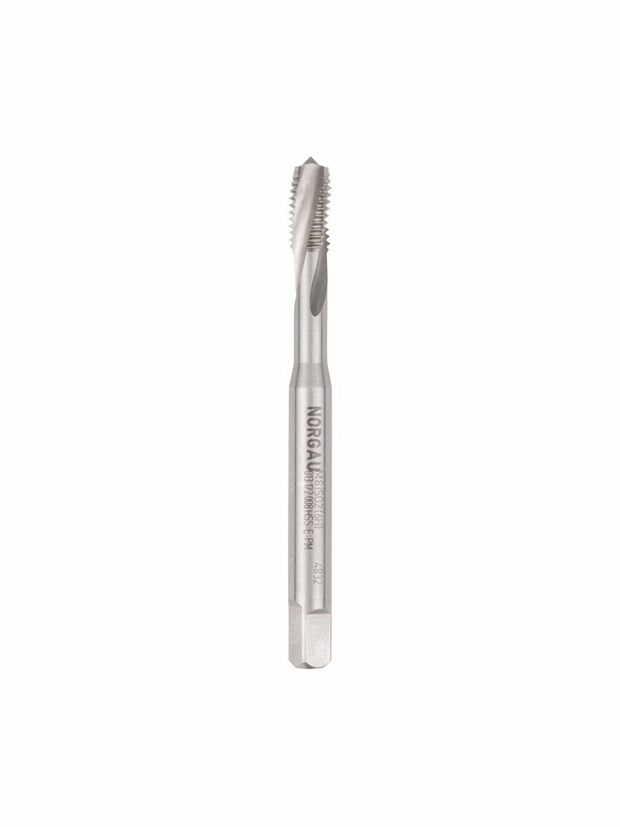 Метчик NORGAU Industrial машинный для глухих отверстий M8, форма C, HSSE-PM