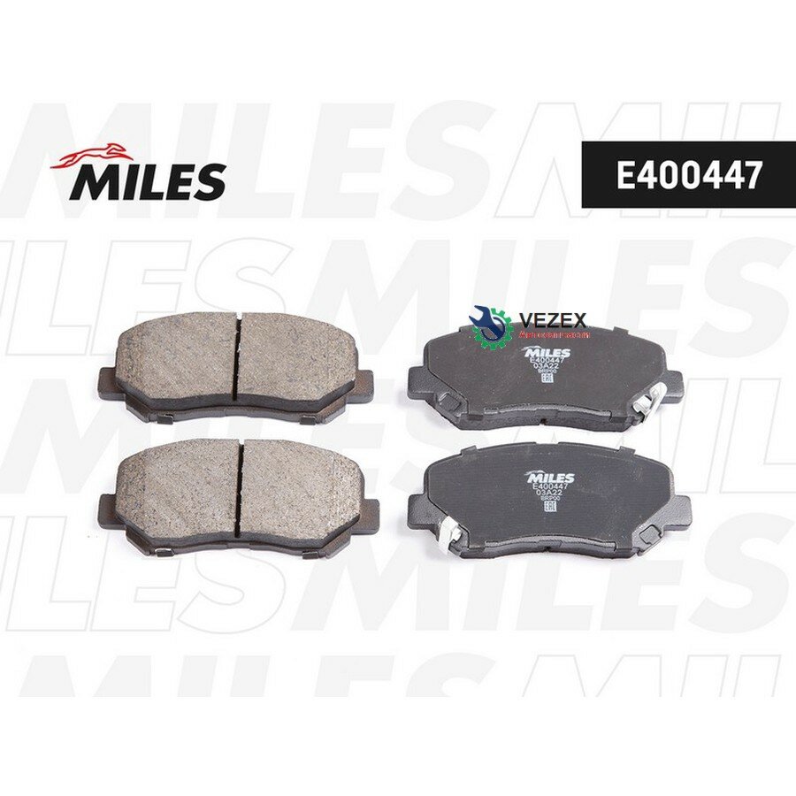 MILES E400447 Колодки тормозные передние (Смесь Low-Metallic) MAZDA CX-5 11- (TRW GDB3562) E400447