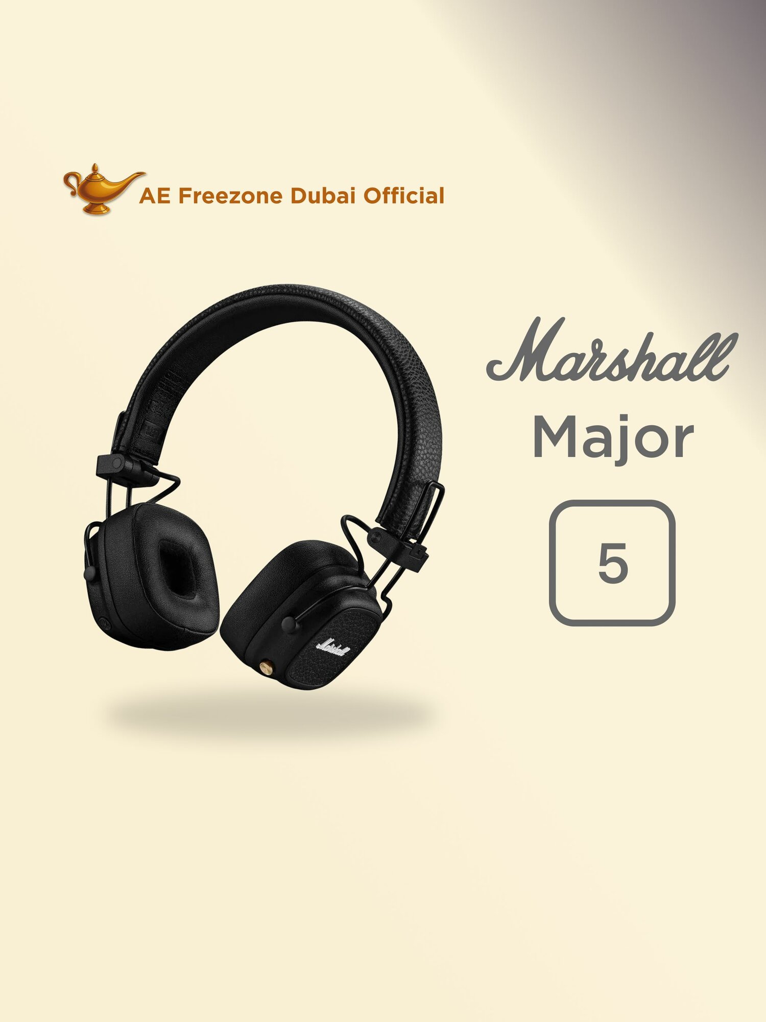 Беспроводные наушники Marshall Major V, цвет Black, (чёрный)