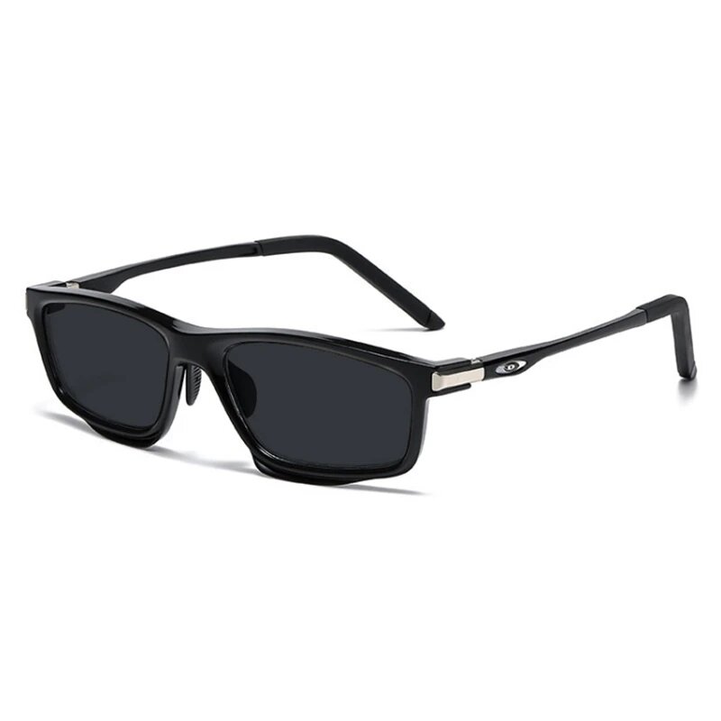 Солнцезащитные очки черные Polarized Gray Lens, Myopia -4.0