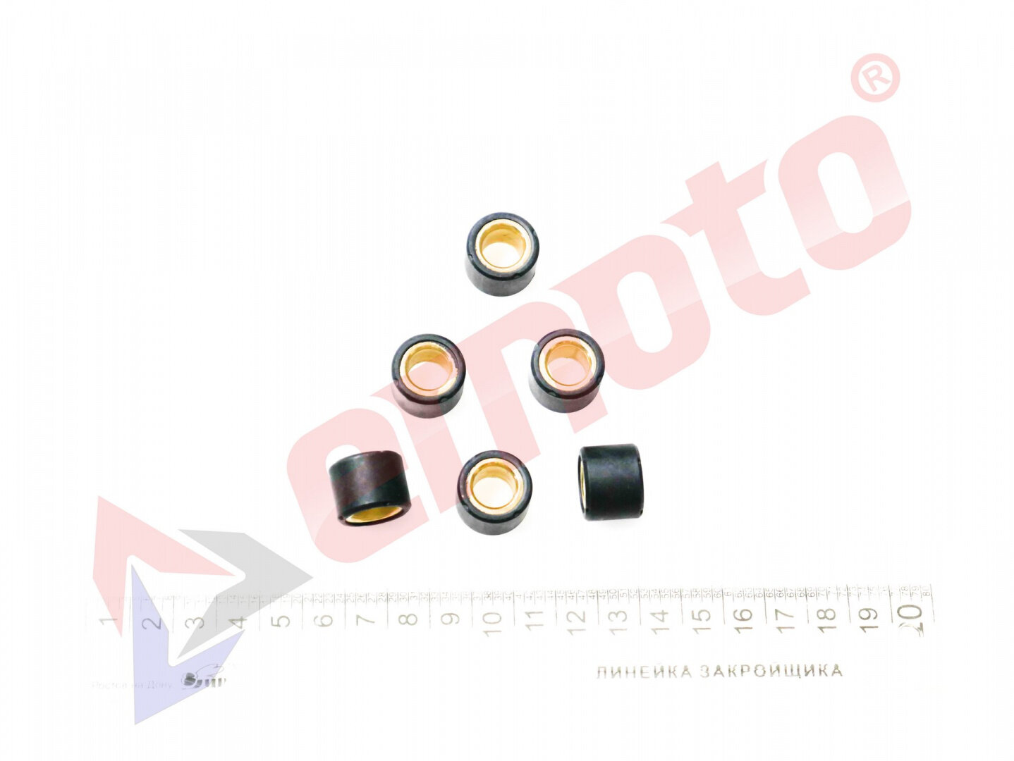 Грузики вариатора (6шт) 18*14 11 гр. 152QMI, 157QMJ, ATV150, мототехника