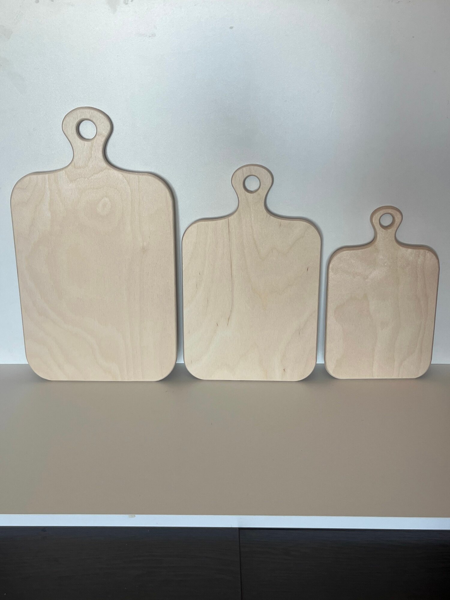 Заготовки для творчества. Разделочные доски набор из 3 штук