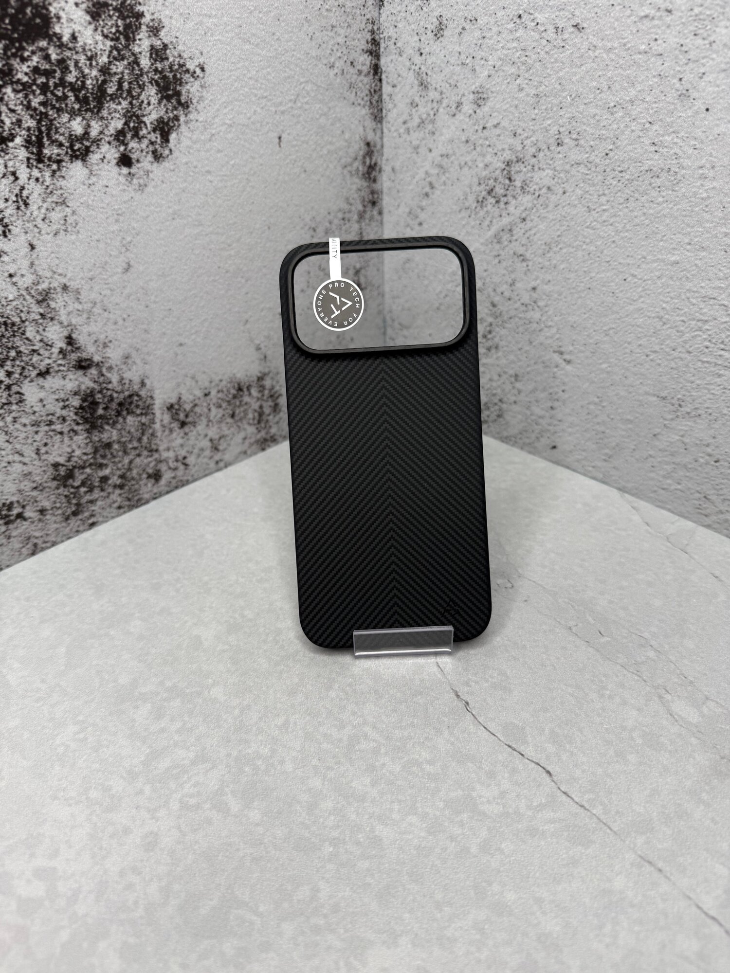 Чехол бамбуковый Airity Oriental Ink Veil Fiber Case для iPhone 17 Pro Stellar Black
