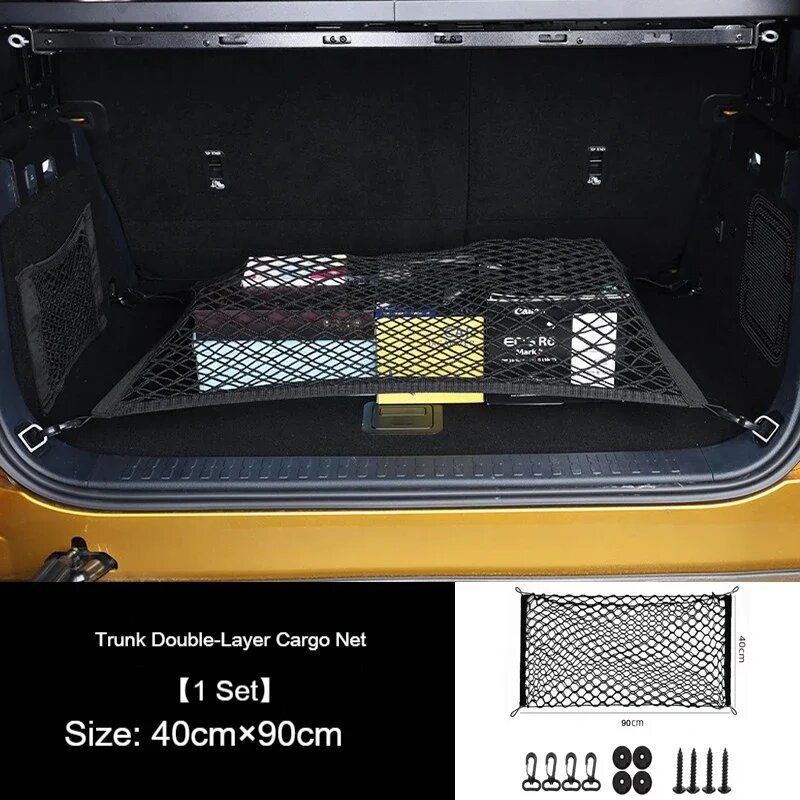 Для Toyota Land Cruiser Prado 120 J120 LC120 2003-2009: Эластичная сетка-органайзер для багажника/спинки сиденья, аксессуары для хранения грузов
