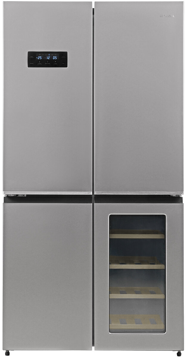 Многокамерный холодильник Gencool GDCD-605W нержавейка