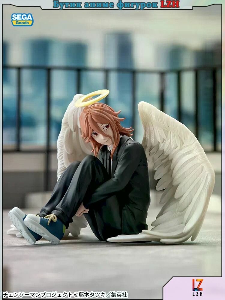 Аниме фигурка SEGA Premium Figure Ангела-Дьявола (Angel)из "Человек бензопила"(Chainsaw Man) 11cm (LZH)