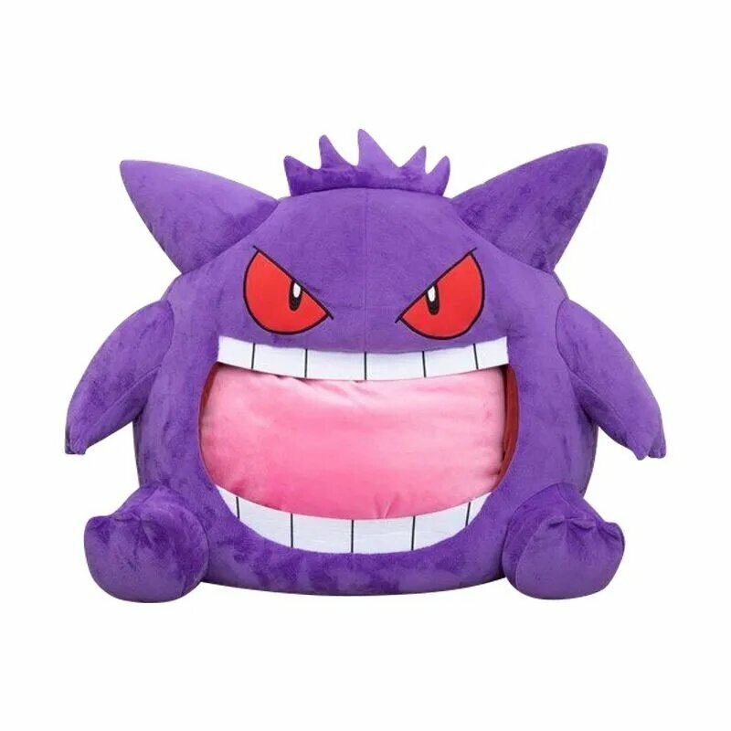 Двухцелевая плюшевая подушка-плед Gengar - идеальный выбор для любого случая!