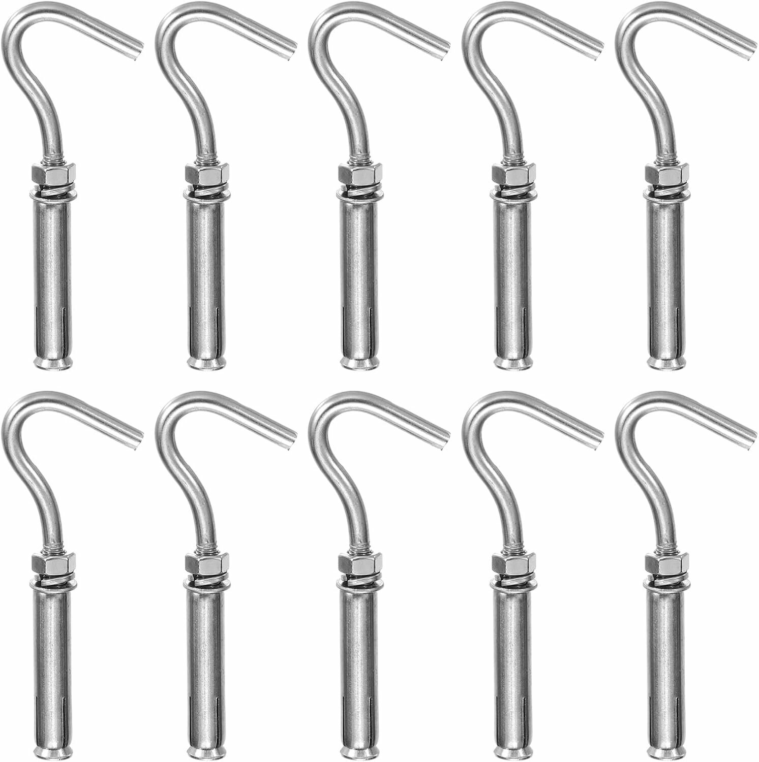 Крюк для бетонной стены Расширительный крюк Винт с открытой чашкой M6 * 40 мм, нержавеющая сталь 304 для внутреннего и н