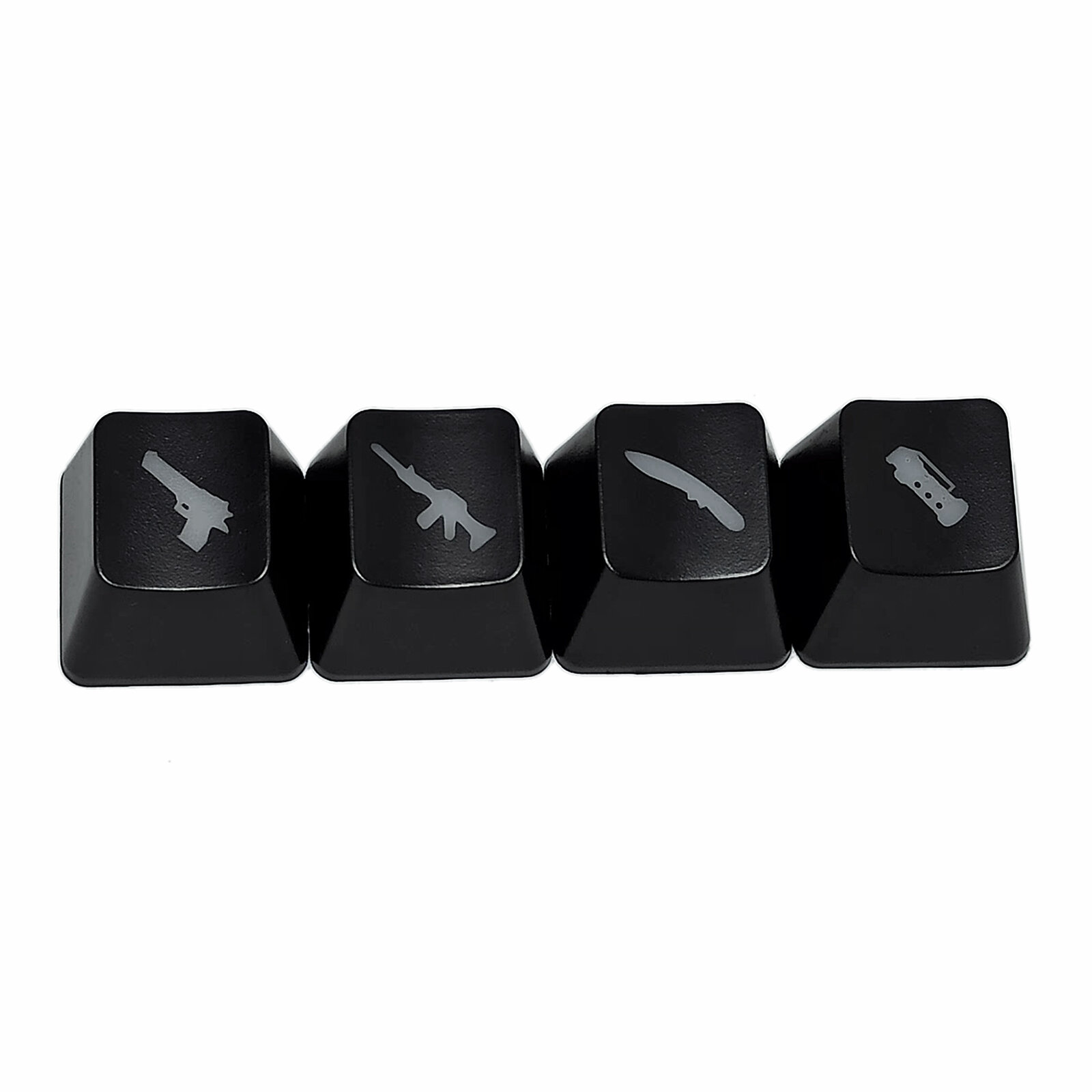 DIY ABS Клавиши с подсветкой WASD Полупрозрачные для механических клавиш