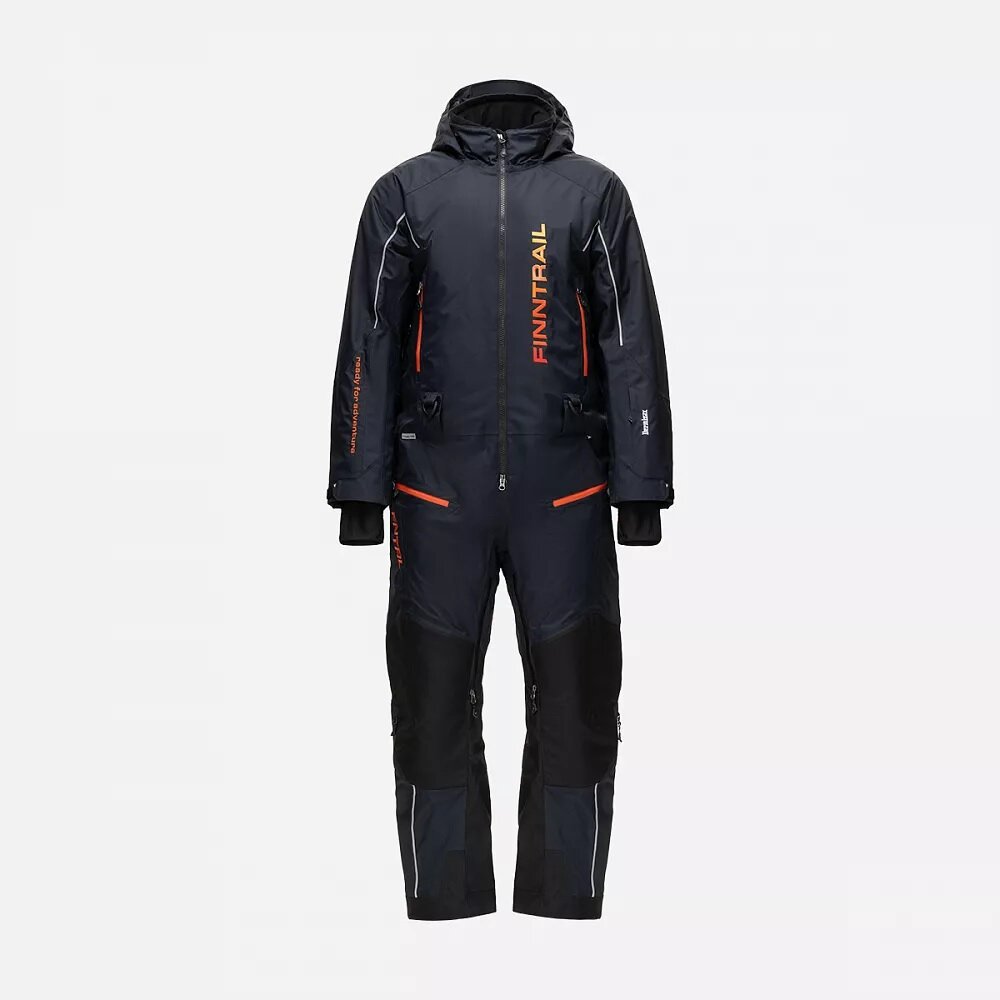 Комбинезон для снегохода Finntrail Blizzard-3856 Graphite. MK. Черный-серый