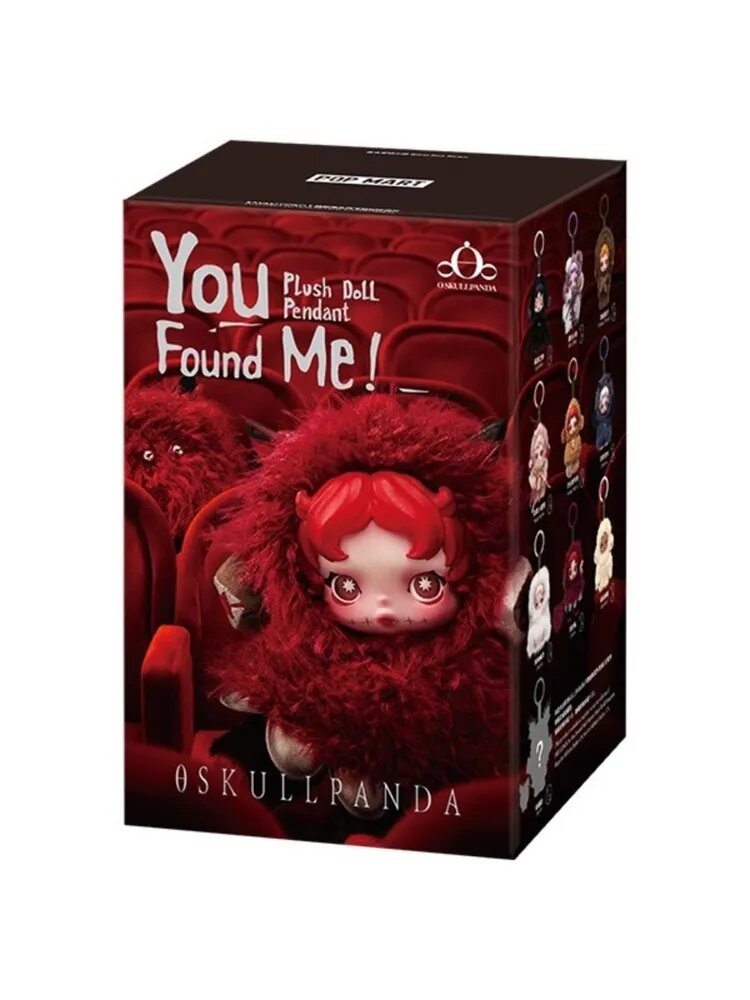 Слепая коробка POP MART SKULLPANDA You Found Me Series Plush Doll Коллекционные фигурки