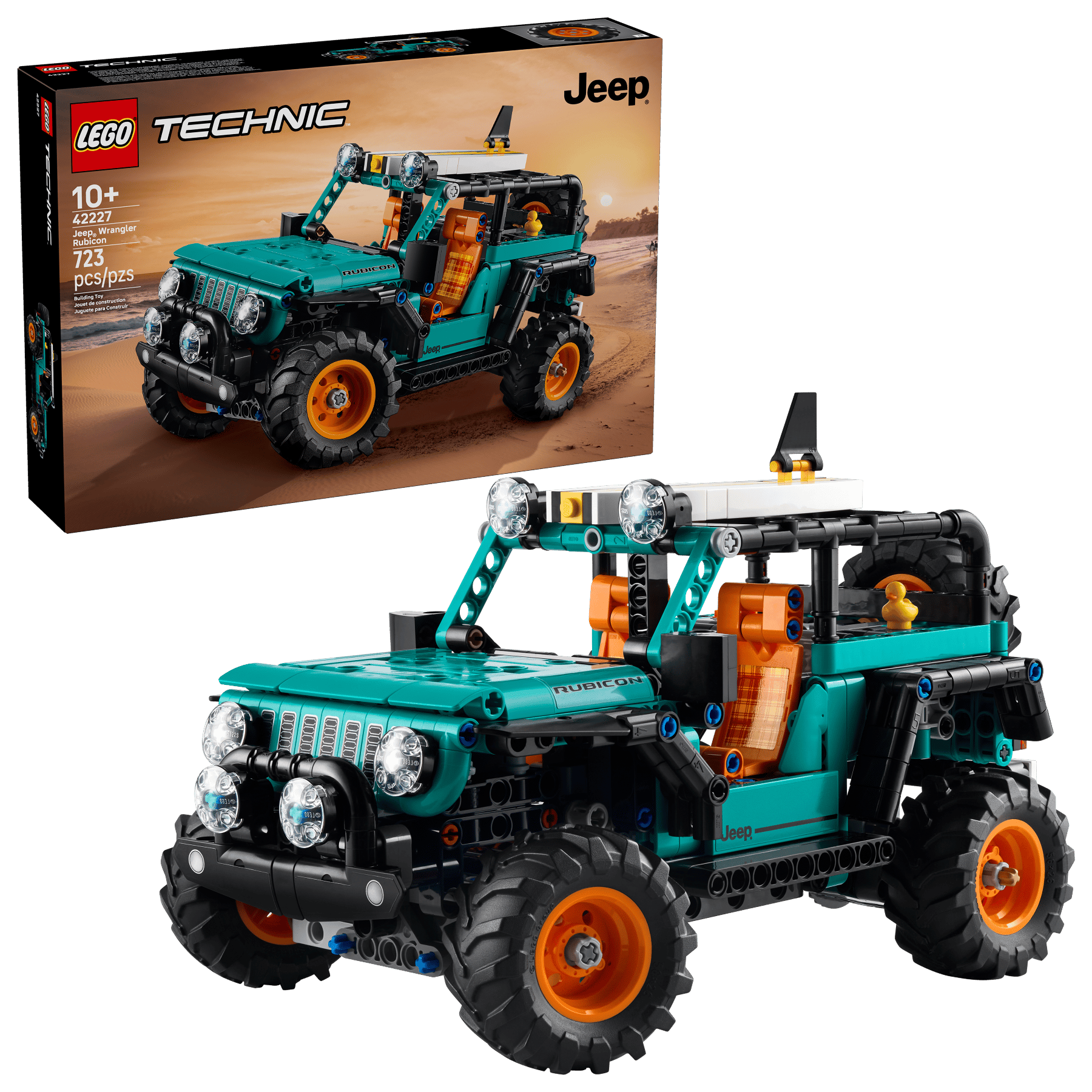Конструктор LEGO Technic 42227 Внедорожник Jeep Wrangler Rubicon, 723 дет.