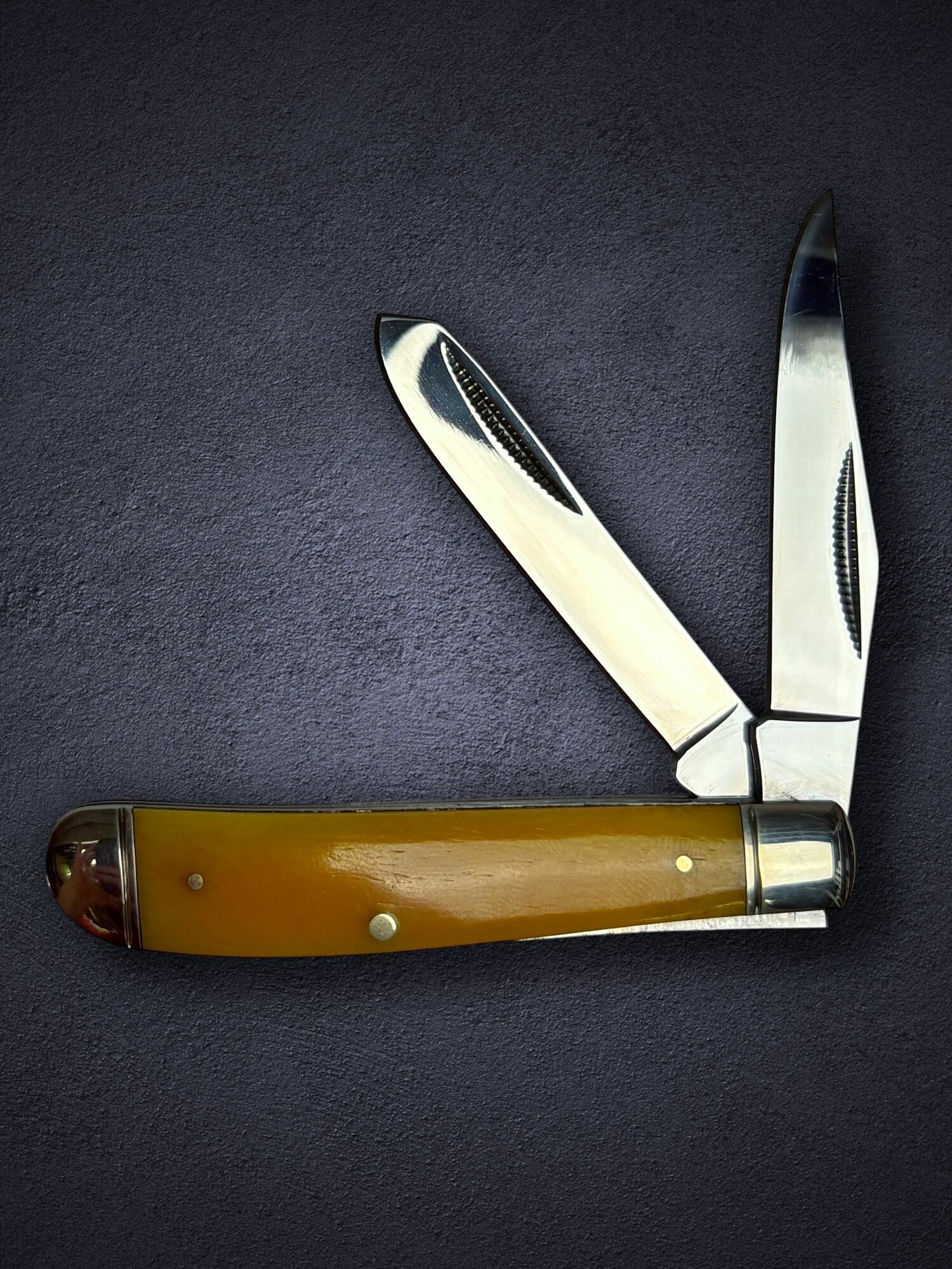 Складной многопредметный нож Cold Steel Mini Trapper Yellow Bone, FL-MTRPR-Y