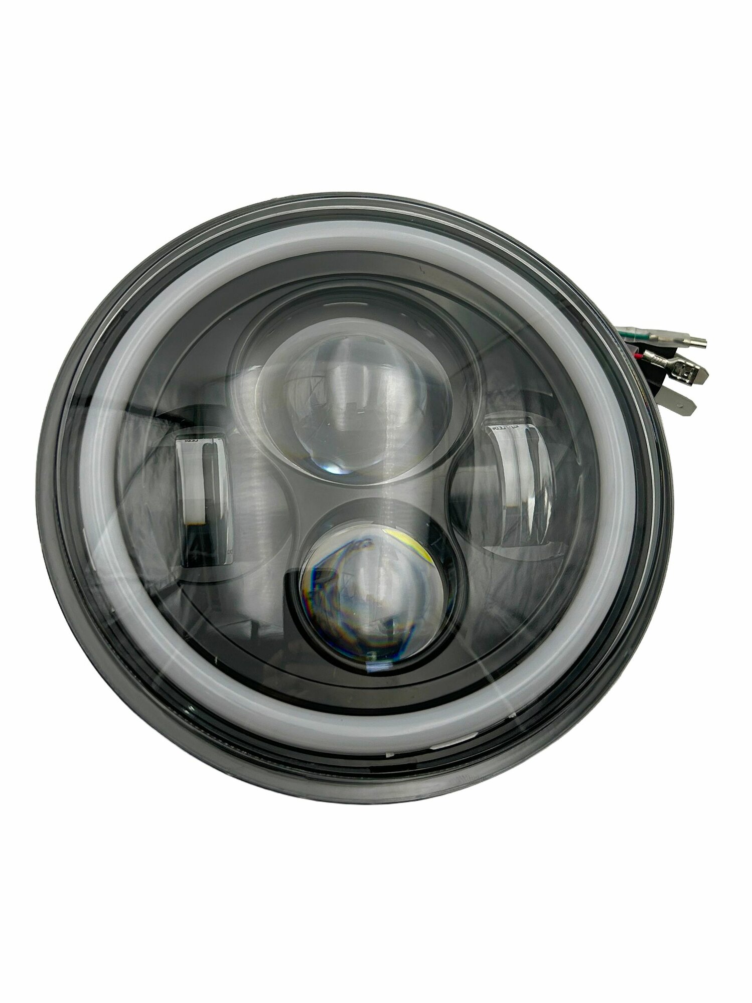 Фара (ближний/дальний свет) для а/м ГАЗ-3307, ВАЗ-21213, КамАЗ, LED 4 диода, 9-30 В - АвтоЭлектрика арт. 62.3711 4LED AE