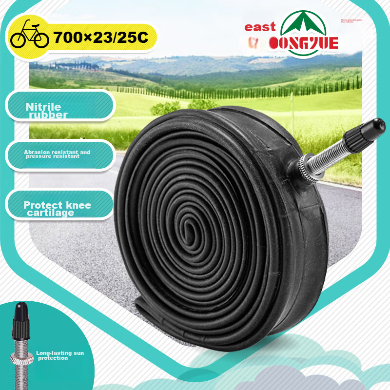 Внутренняя шина DONGYUE для велосипеда 700X23c/25c с клапаном Presta 60L из бутиловой резины устойчива к давлению