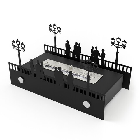 Биокамин Firelight BFP-T185BFB Bonfire Black НС-1657219