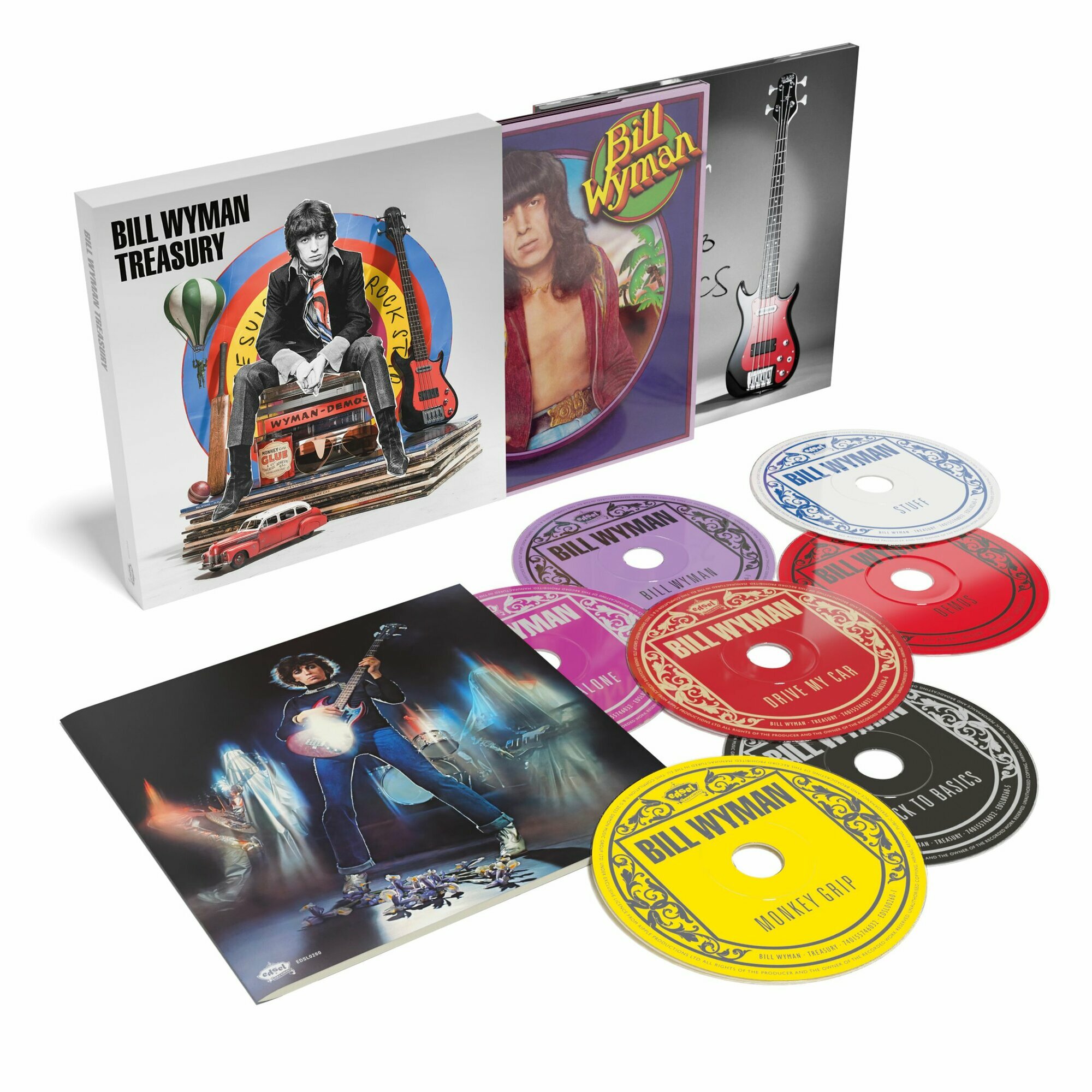Компакт-диск Bill Wyman - Treasury (Deluxe Box Set) (unsignierte Edition) (7 CD) (7 CD)
