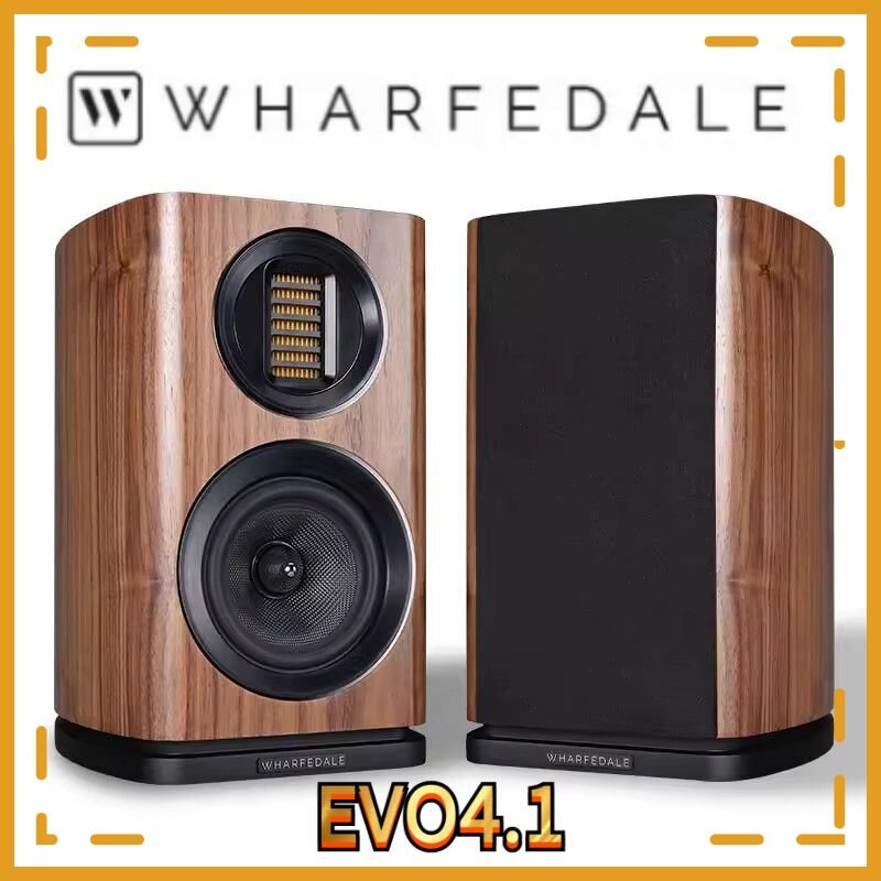 Пассивный динамик на книжной полке Wharfedale EVO4.1 (walnut) Двухполосный динамик Hi-Fi