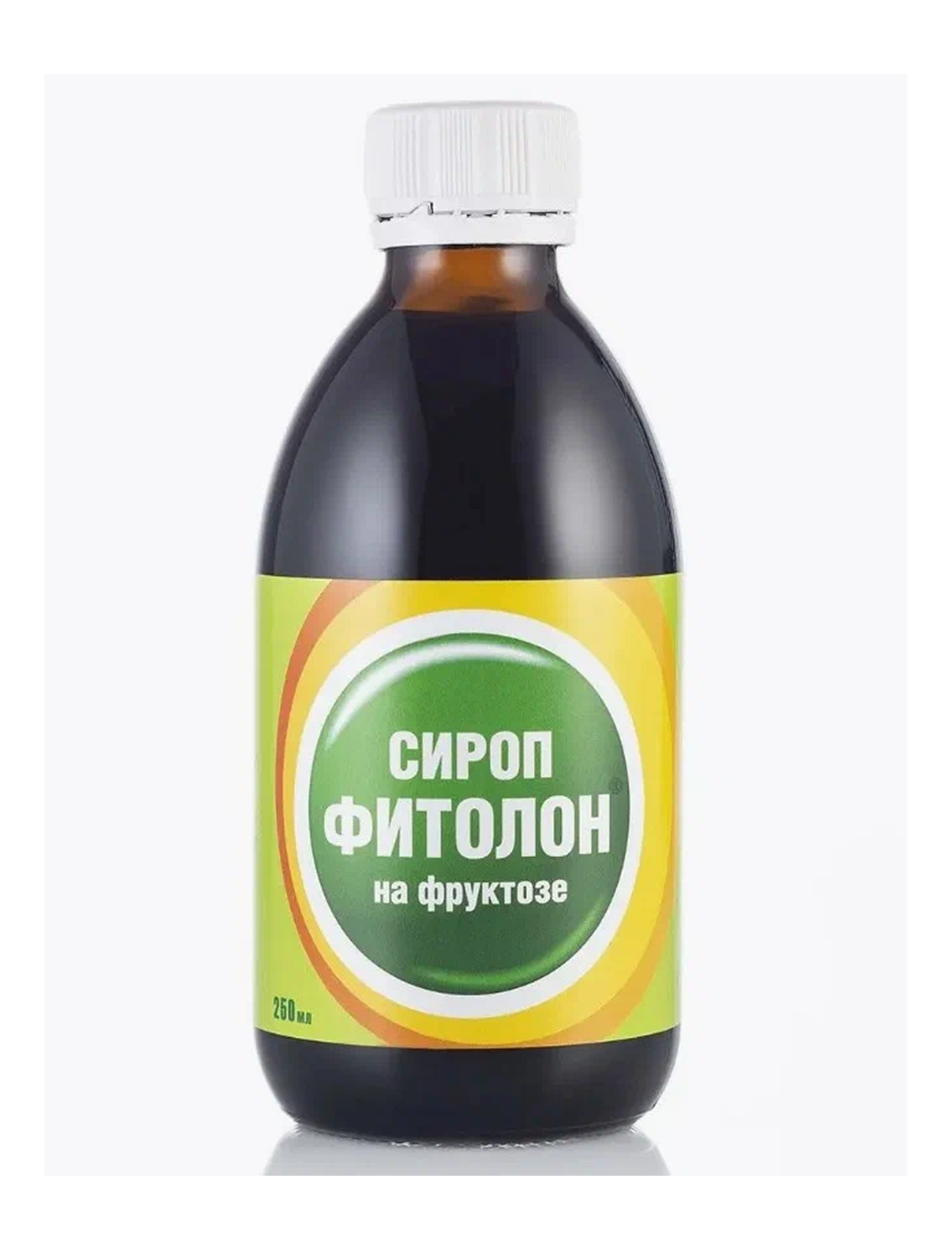 Сироп с хлорофиллом на фруктозе, Фитолон, без сахара 250 мл.