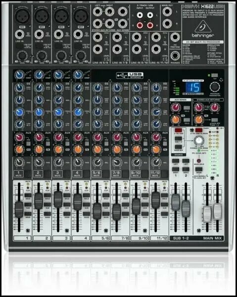 Эксклюзивный микшер Behringer XENYX X1622USB с USB