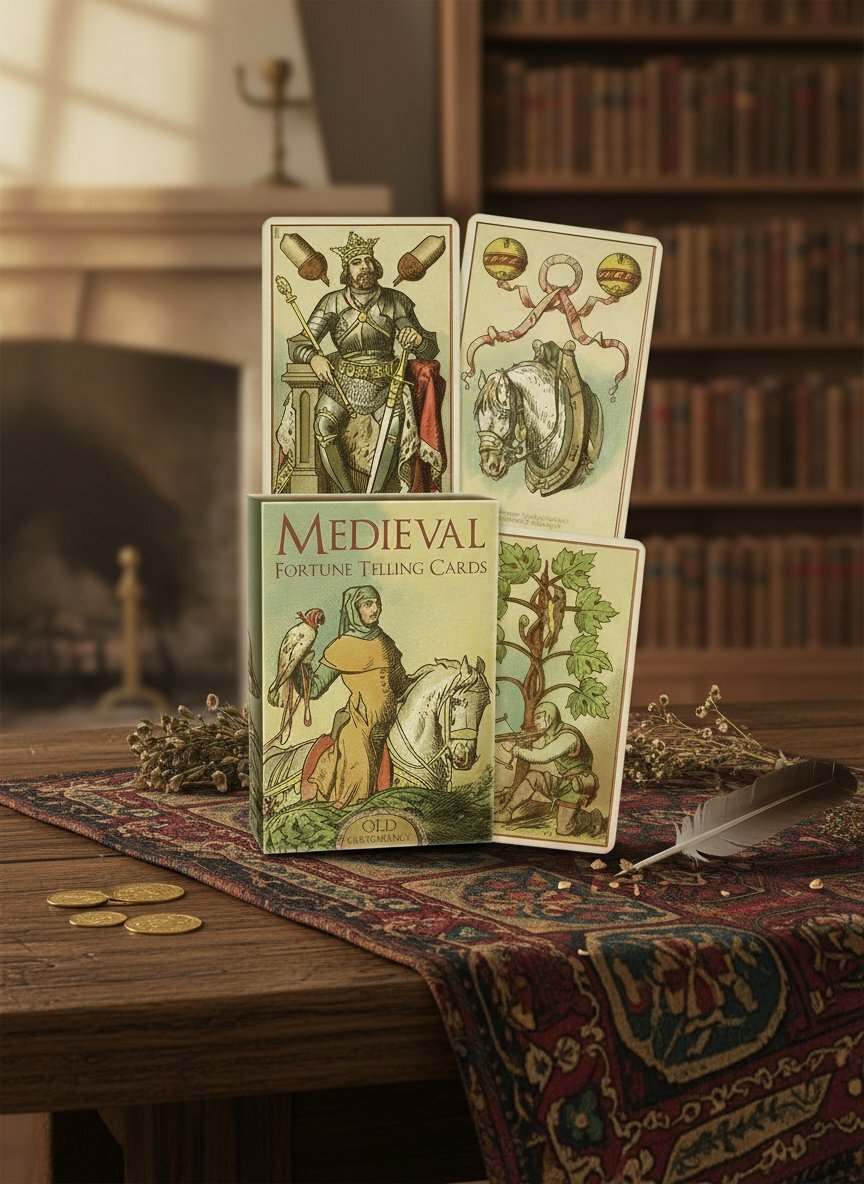 Карты Таро "Medieval Fortune Telling Cards" Lo Scarabeo / Средневековая Фортуна Говорящей Колоды 63560