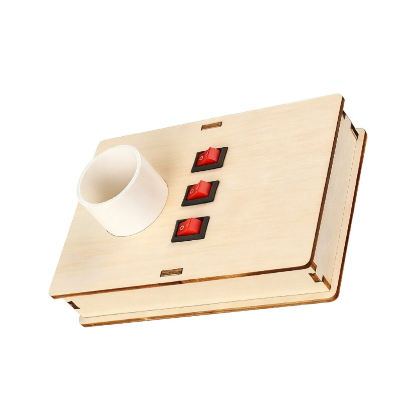 DIY Деревянная Научная Деятельность Обучающая Смешиванию Цветов Физический Экспериментальный Набор Для Детского Класса STEM Learning Развивающая Игрушка