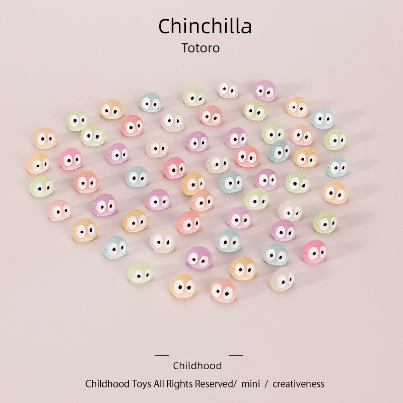 Коаловый шарик Спирит мини-фигурка с ночным светом, набор 30 шт, вдохновлено Студией Гибли, декор для дома