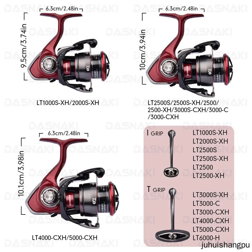 Daiwa FUEGO CS LT 2025 2500 5.3:1 Катушка для рыбалки красный — фото 1