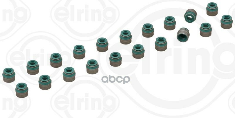 Колпачки маслосъемные ГРМ (к-т) Volvo 2.0D-2.4D 01- Elring арт. 424810
