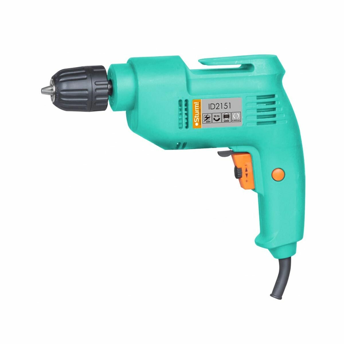 Дрель Sturm Сетевая ударная, мощность 500 Вт, патрон 10 мм, наличие реверса ID2151