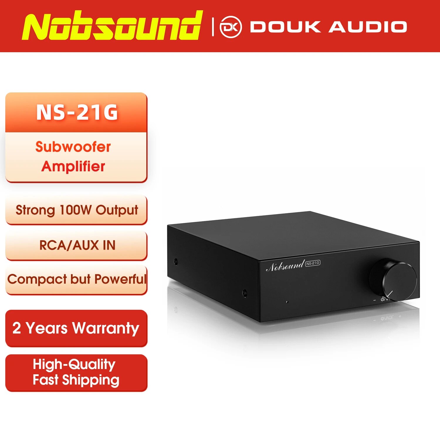 Nobsound NS-21G 100 Вт усилитель сабвуфера