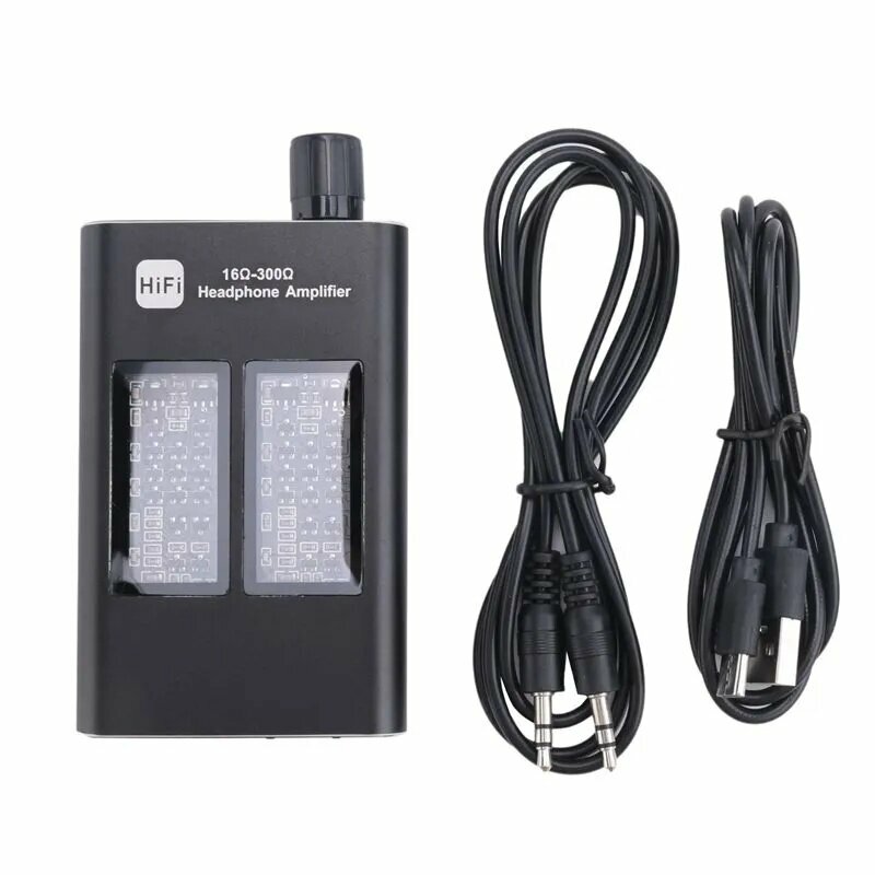 Класс-A 16-300 Ом HiFi Усилитель для наушников 3,5 мм Jack Aux Портативный регулируемый аудиоусилитель музыкального плеера телефона