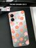 Чехол на Tecno Spark Go 3 / Текно Спарк Го 3 с принтом Красные цветочки рисунок,...
