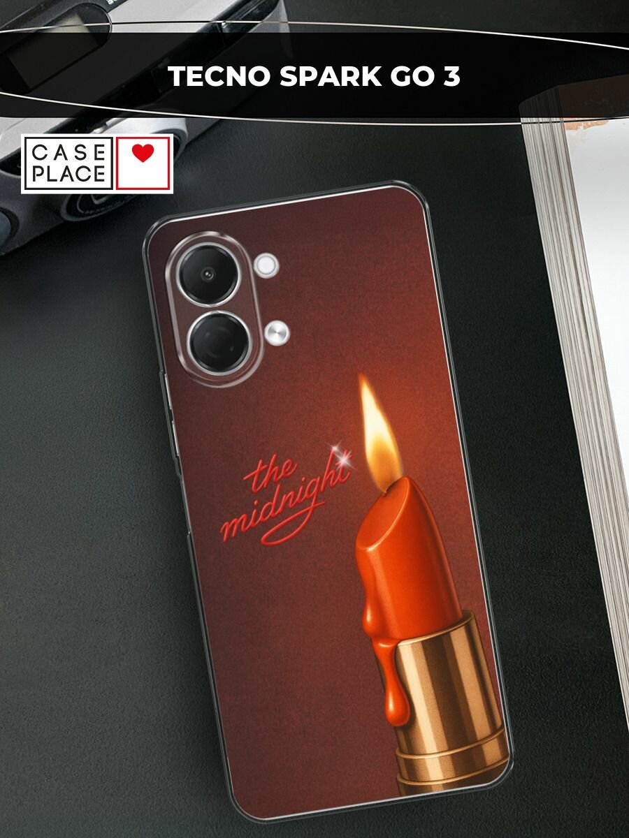 Чехол на Tecno Spark Go 3 / Текно Спарк Го 3 с принтом The midnight