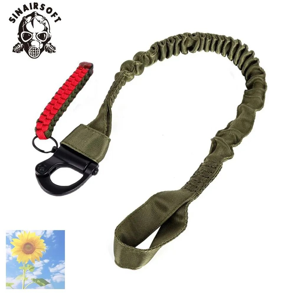 Открытый тактический трос безопасности многофункциональный строп, нейлон, оливковый, 55 см